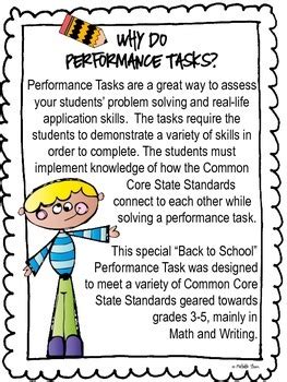 Performance Task Back To Babe FREEBIE By Michelle Thom TPT