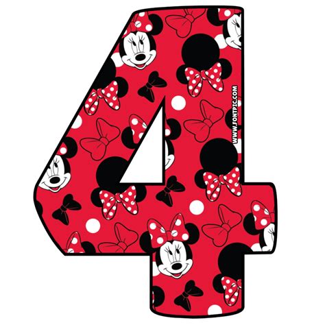Minnie Mouse Number 4