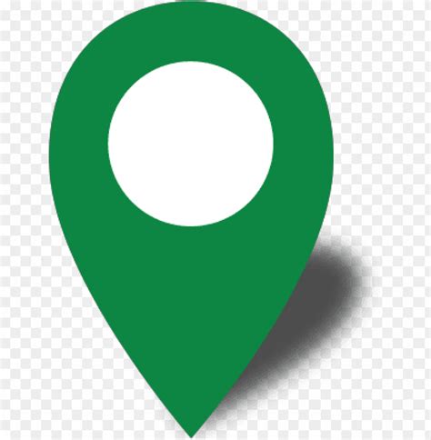 Simple Location Map Pin Icon Drop Pin Icon Gree Png Transparent With