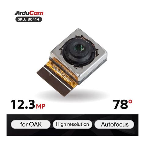 Arducam B0414 12mp Imx378 Autofocus Camera Module For Depthai Oak 35