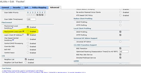 Flexconnect Local Authentication And Local Switching Options Cisco