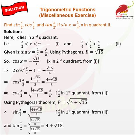 Ncert Solutions Class 11 Chapter 3 Trigonometric Functions Miscellaneous Exercise Question 10
