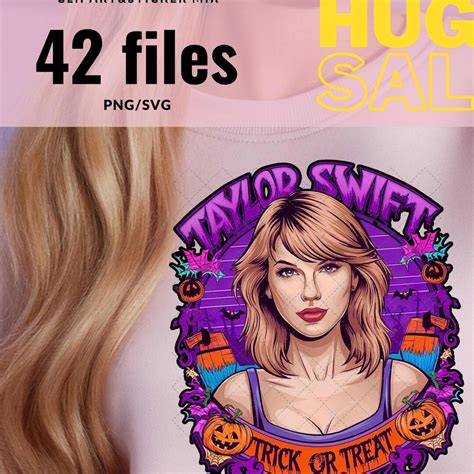 Taylor Swift Png Eras Tour 2024 Halloween Bag Swiftie Fan Art Eras