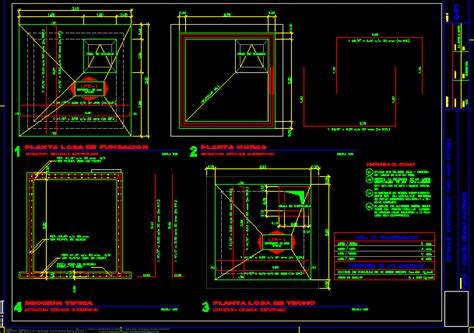 Underground Tank For Water Storage Dwg Block For Autocad • Designs Cad