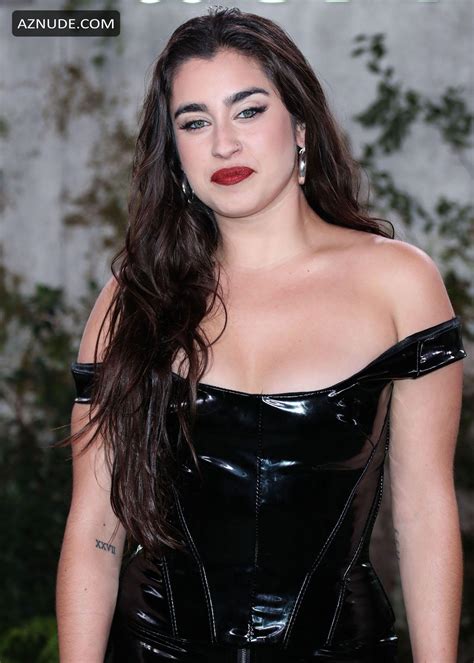 Lauren Jauregui Sexy Seen In A Black Latex Outfit At The World Premiere