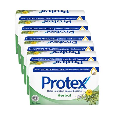 Sapun Solid Protex Herbal Cu Ingredient Natural Antibacterian 6 X 90 G