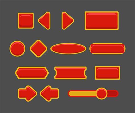 Graphical User Interface Elements For A Game 60537766 Vector Art At