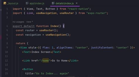 Whenever I Click On Link To Move To Other Page Using Stack Navigation