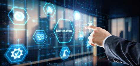 Automation Technology Industrial Process Workflow Optimisation Stock