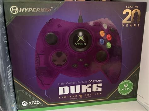 Halo Combat Evolved Cortana Duke Controller 20th Anniversary Hyperkin