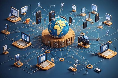Digital Connections Premium Ai Generated Image