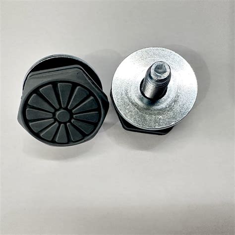 Heavy Duty Wear Resistant Custom Plastic Rubber Feet With Stainless
