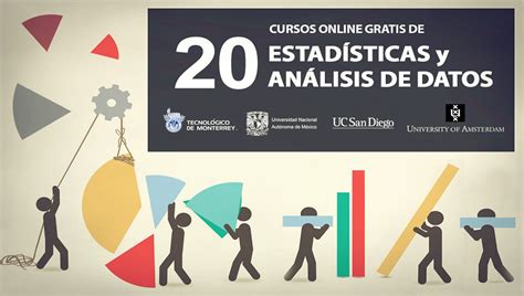 20 cursos gratis de Estadísticas y Análisis de datos