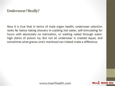 Keep Male Organ Health In Mind When Choosing Underwear Ppt Download