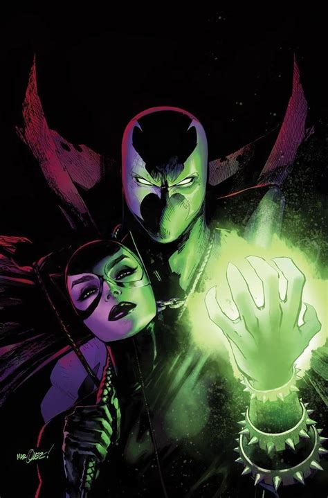 With All The Spawn Dc Covers In Celebration Of Spawn Batman Wondering