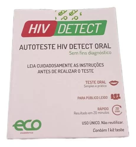 Autoteste Hiv Aids Detect Oral Saliva 999 De Precisão
