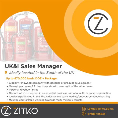 Lewis Robinson On Linkedin Zitko Salesmanager Fireindustry Sales