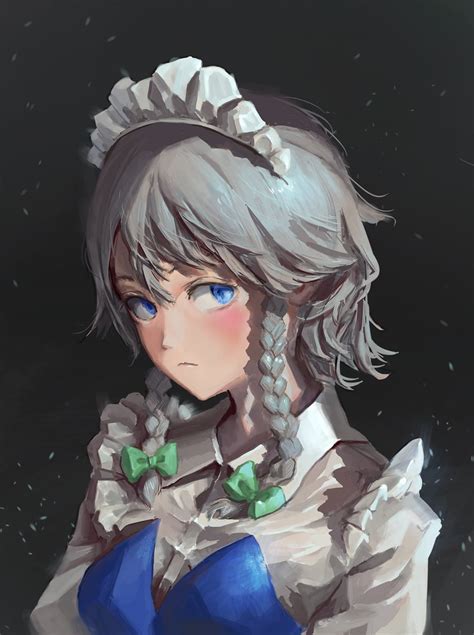 Izayoi Sakuya Touhou Drawn By Fjsmu Danbooru