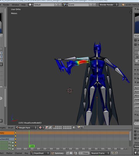 mesh rigging problem with armature 2 by sackadoo animation and rigging blender artists