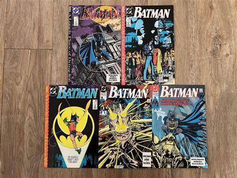 Batman 440 441 442 443 444 Lot Of 5 Dc 1989 1990 Average Vfnm 90