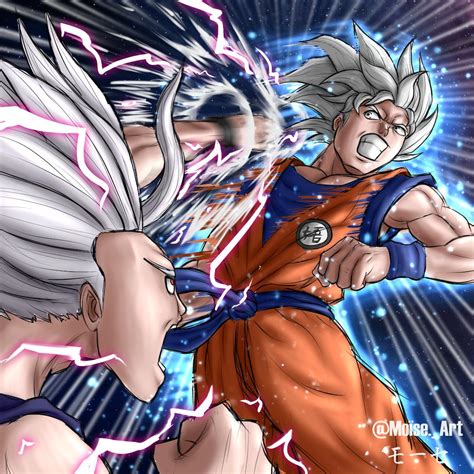 My Fanart Of Gohan Beast Vs Goku Mui 🐲 Rdbz