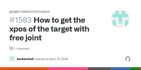 How To Get The Xpos Of The Target With Free Joint Issue 1583
