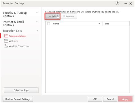 Adding Application Exception To Trend Micro Firewall