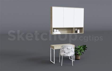 12274 Free Sketchup Table Work Model Download