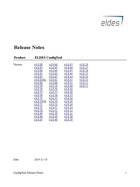 release notes pdf software bug software
