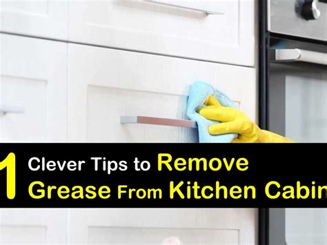 11 Clever Ways To Remove Grease From Kitchen Cabinets