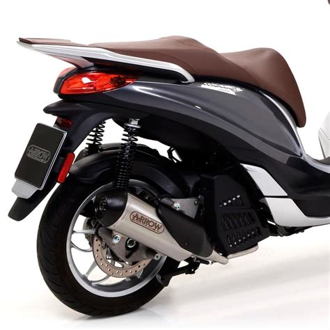 Escape acero con protección Arrow para Piaggio Medley 125 150 OC Nilmoto