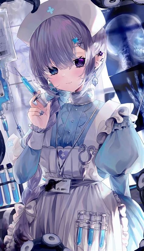 Nurse？插画师さくら兔れみ的护士插画图片 Bobopic