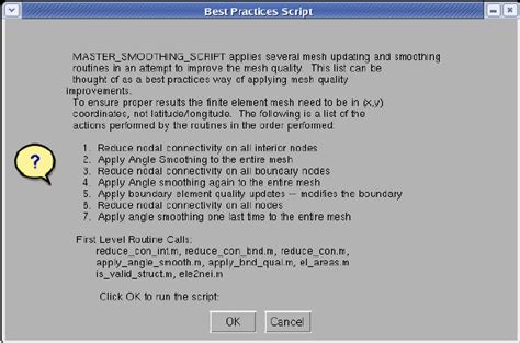 The Meshedit Mesh Operations Information Window From The Best Download Scientific Diagram