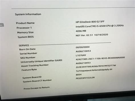 Desktop Hp Elitedesk G Sff No Hdd Appears To Function