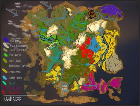 Ark Iso Crystal Isles Map World Map Atlas Map Unique Plants Rare