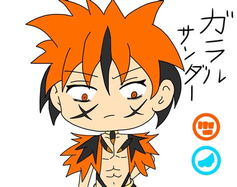 こかげの実況ゆっくり実況者🌽🔫 On Twitter 夜中に描いたガラルサンダーの擬人化
