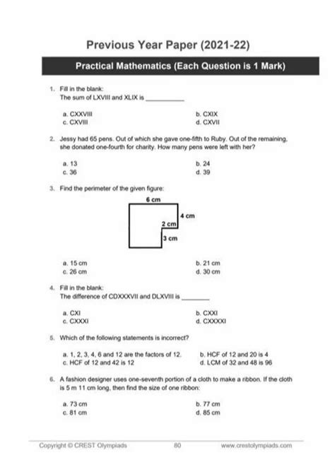 English Mathematics Olympiad Workbook Grade 4 By Crest Olympiads At Rs 300 Piece In Gurgaon