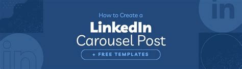 How To Create A Linkedin Carousel Post Free Templates Easil