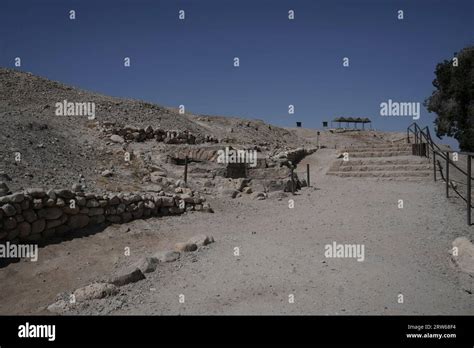 Tell Es Sultan Archaeological Near Jericho West Bank Site Is Seen