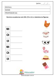 Atividades NH CH E LH Educador