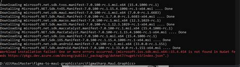Unable To Build A Project With Net7 Rc 1 · Issue 10234 · Dotnetmaui