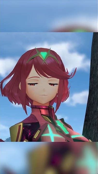 Pyra Tells Rex To Touch Her Chest Xenobladechronicles2 Pyra Mythra