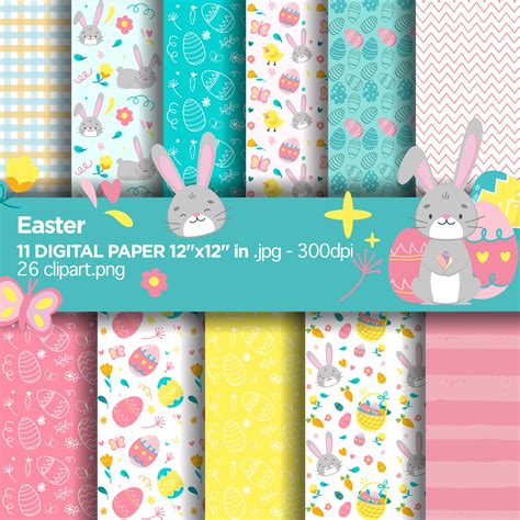 Easter Digital Papers Aliro By Ange Llc