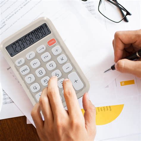 Tataai Desk Calculator Cute 12 Digits Large Lcd Display Calculator Big Buttons For Office Home