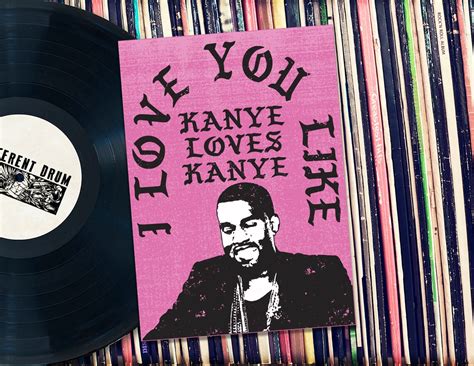 Kanye Loves Kanye Valentine Printable 5x7 Card Instant Etsy España