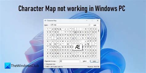Character Map Not Working In Windows 11 10 Character Map Map Batch File