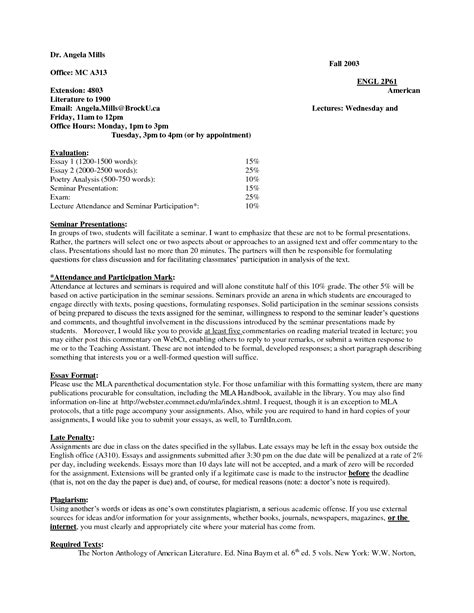 Literary Analysis Outline