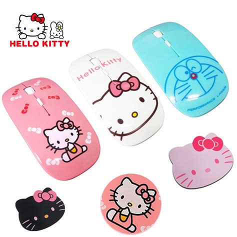 Wireless Mouse Kawaii Ultra Thin Silent Gaming Mouse Cute Usb 24g Mice