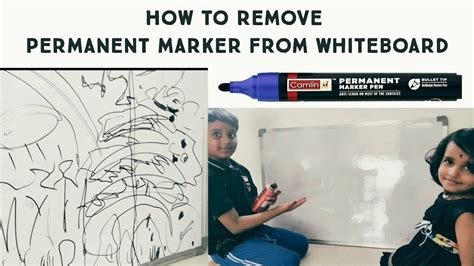 How To Remove Permanent Marker From Whiteboard YouTube