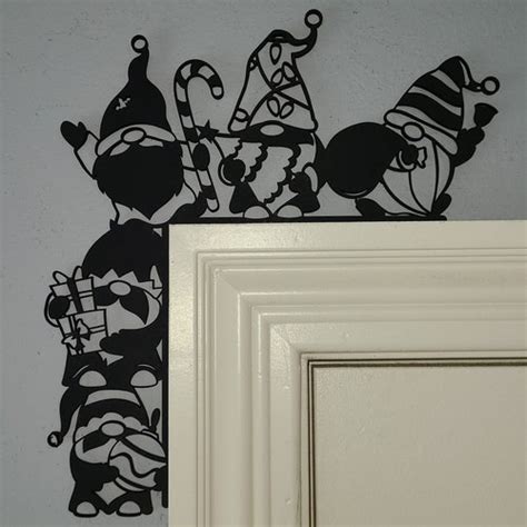Halloween Gnome Door Decoration Etsy